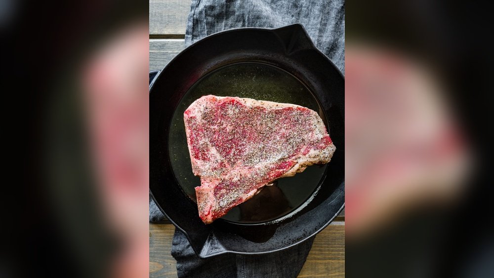 How To Cook At Bone Steak On A Frying Pan Perfectly